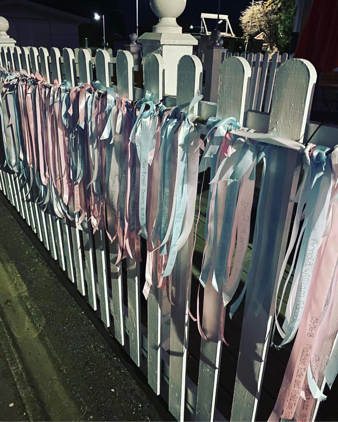 Baby Loss Awareness Week 2023 - Essex Sands Pink & Blue Ribbon Display ...